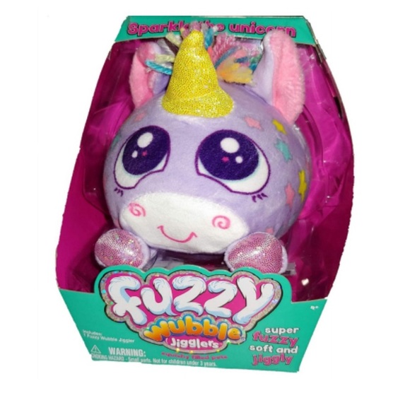 Wubble | Toys | Fuzzy Wubble Jigglers Sparkle The Unicorn | Poshmark